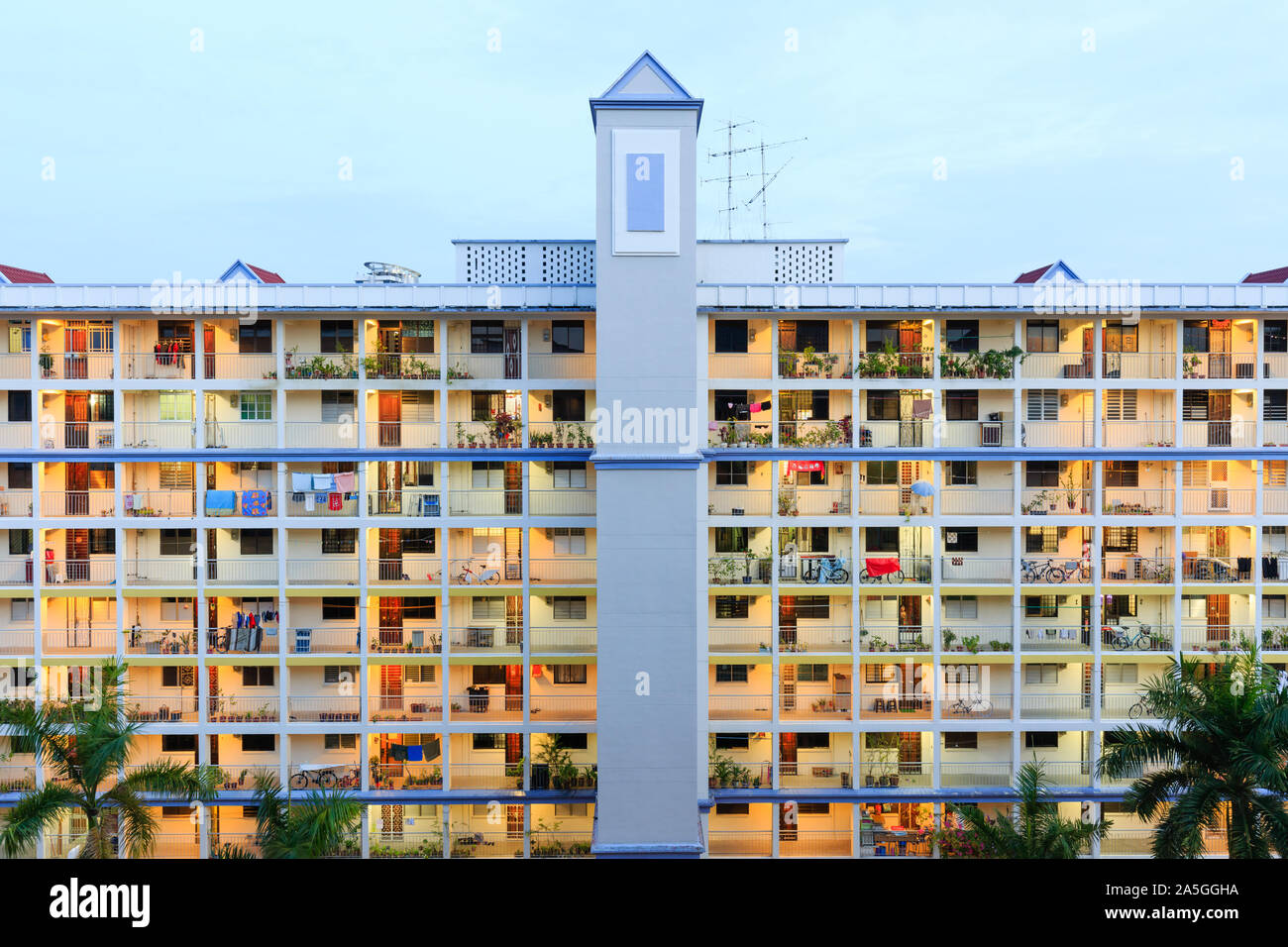 Singapore-11 JUN 2018:Singapore high density residential building HDB ...