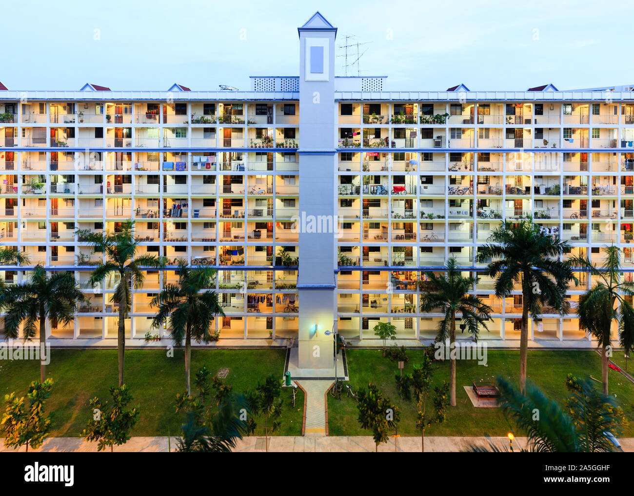 Singapore-11 JUN 2018:Singapore high density residential building HDB ...