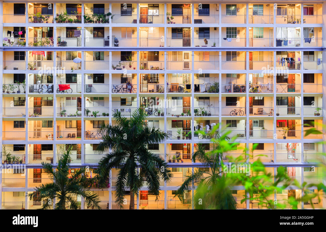 Singapore-11 JUN 2018:Singapore high density residential building HDB ...