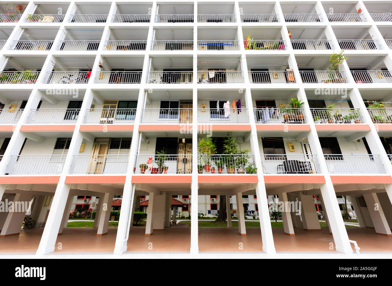 Singapore-14 JUN 2018:Singapore high density residential building HDB ...