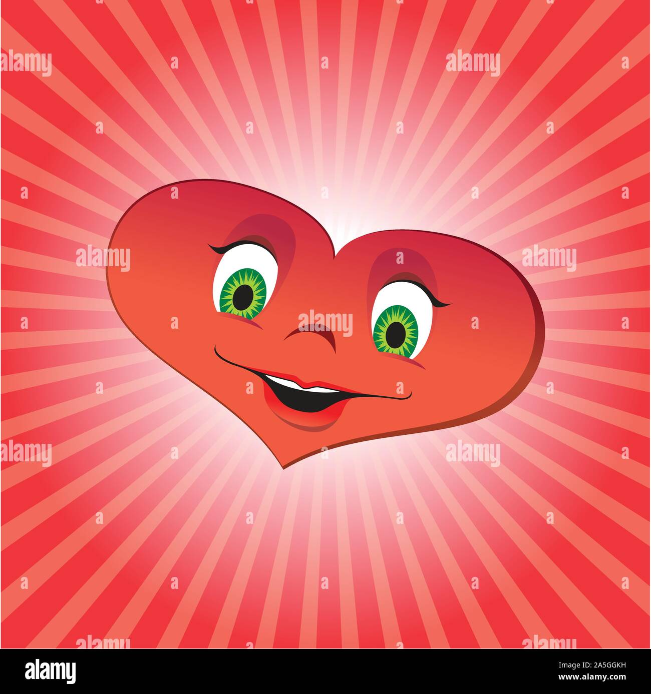 Red heart mascot character Stock Vector Images - Alamy