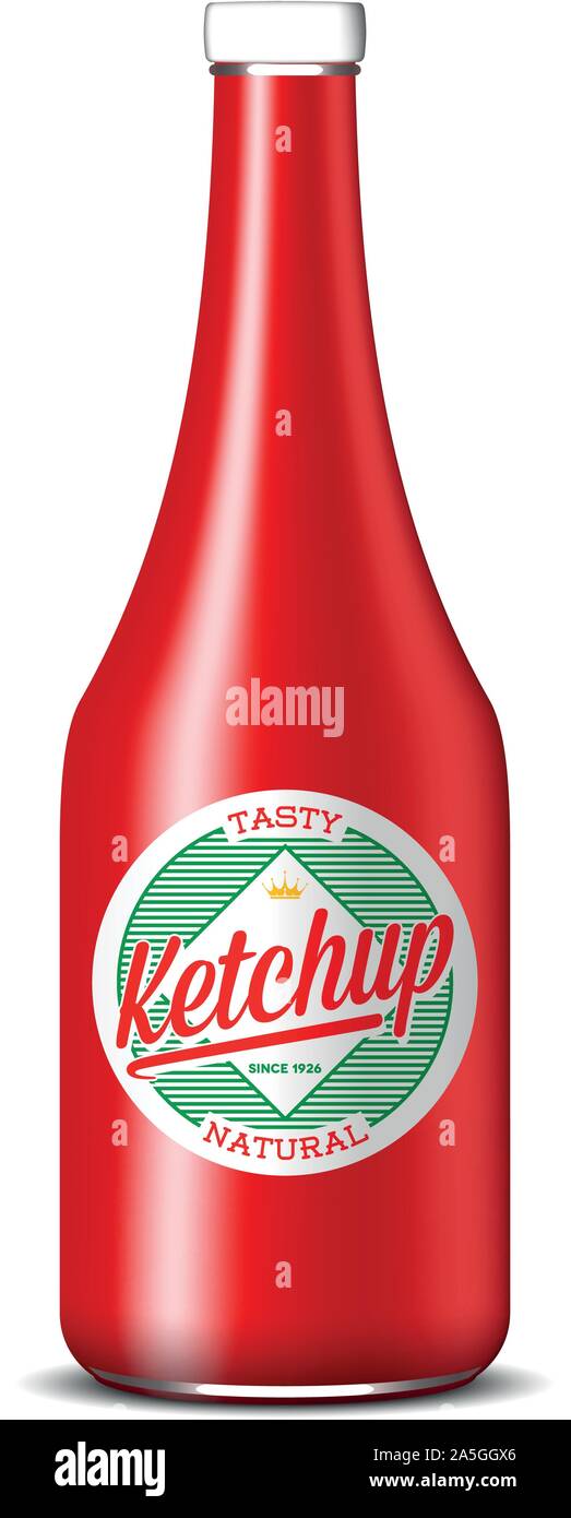Bottle of ketchup Stock Vector Image & Art - Alamy