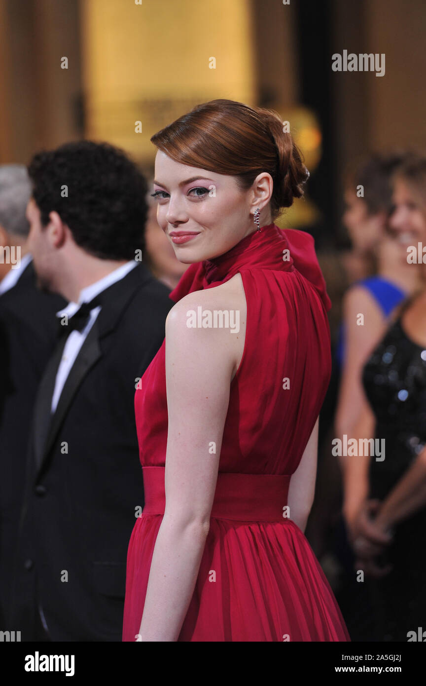 LOS ANGELES, CA. February 26, 2012: Emma Stone at the 84th Annual ...