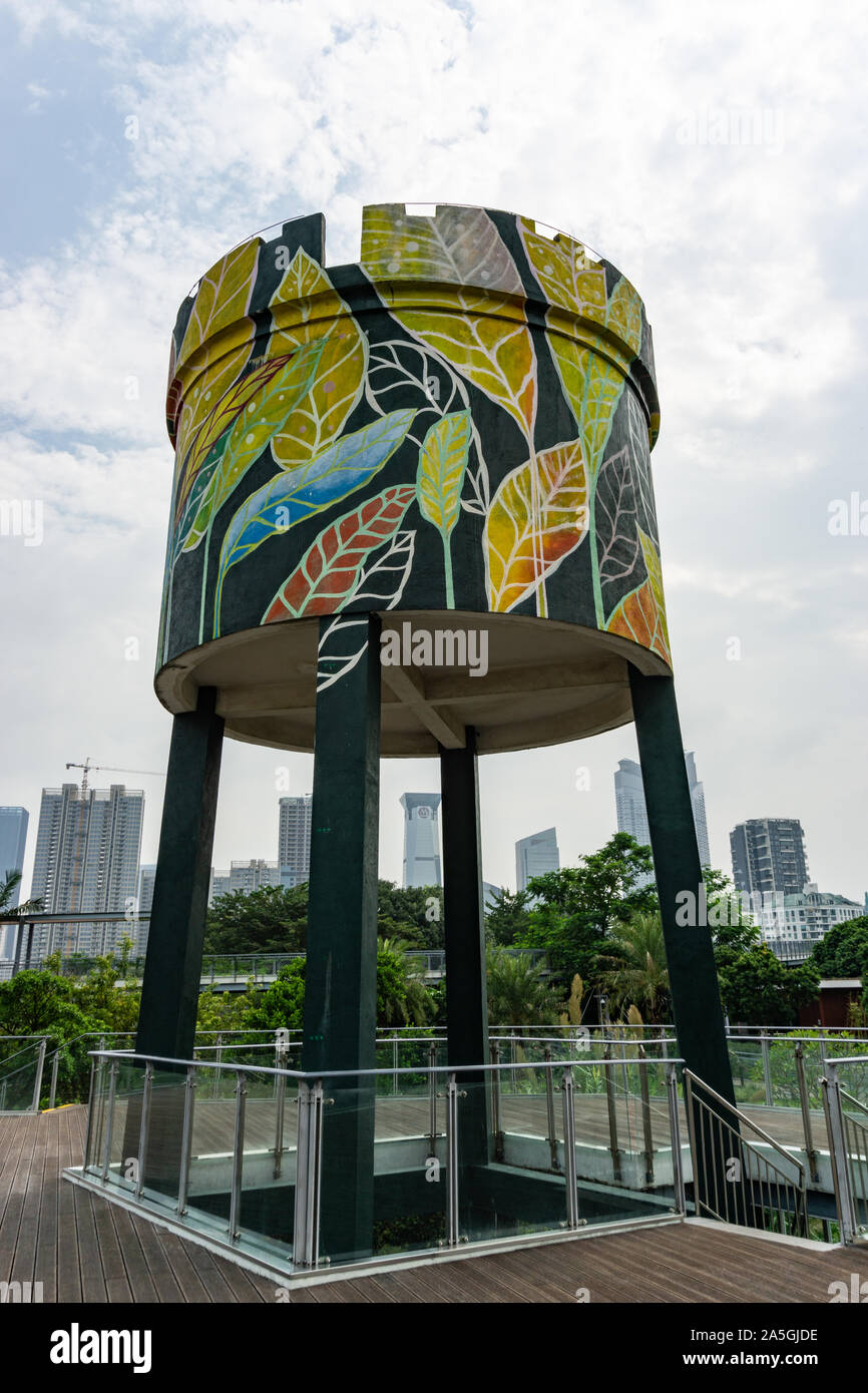 Painted water tower hi-res stock photography and images - Alamy