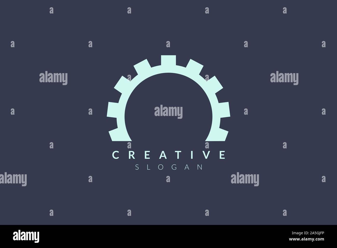 Vector illustration of mechanical equipment shape. Minimalist and ...