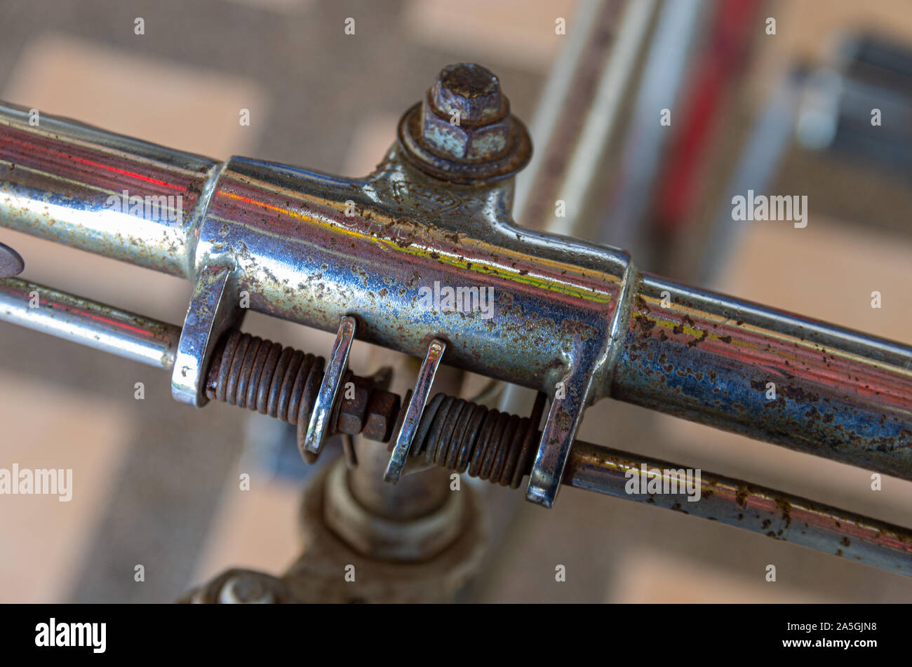 Rusty bicycle parts hi-res stock photography and images - Alamy