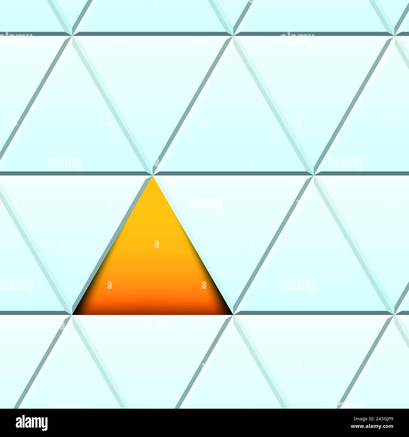 Cut into triangles Stock Vector Images - Alamy