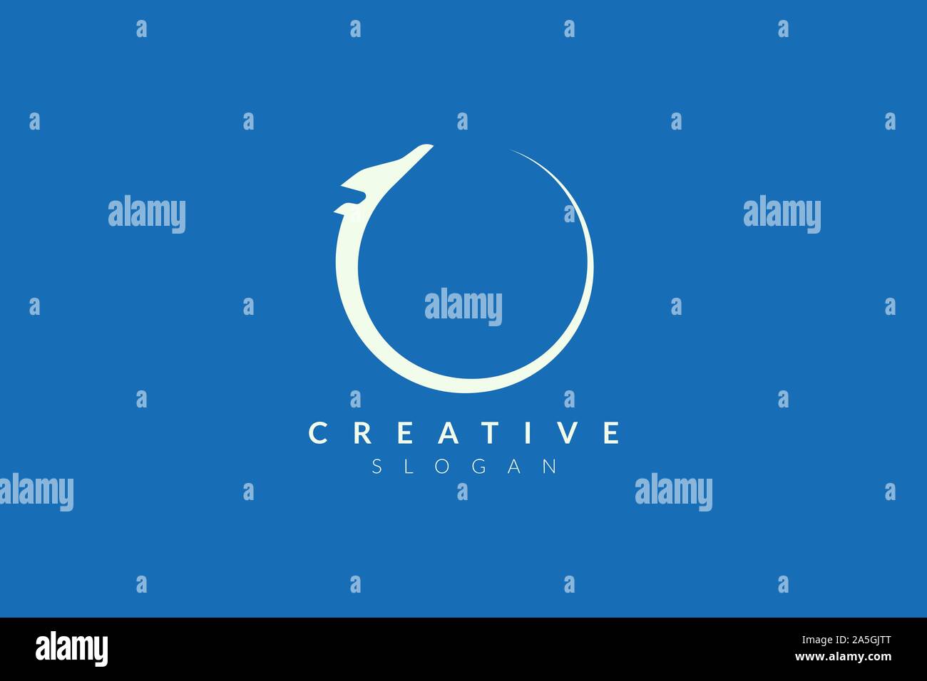 Vector illustration of plane shape design. Minimalist and simple logo ...