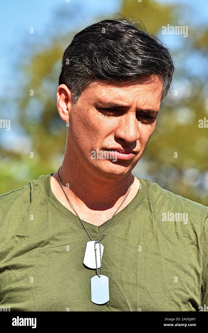 Sad Colombian Person Stock Photo - Alamy