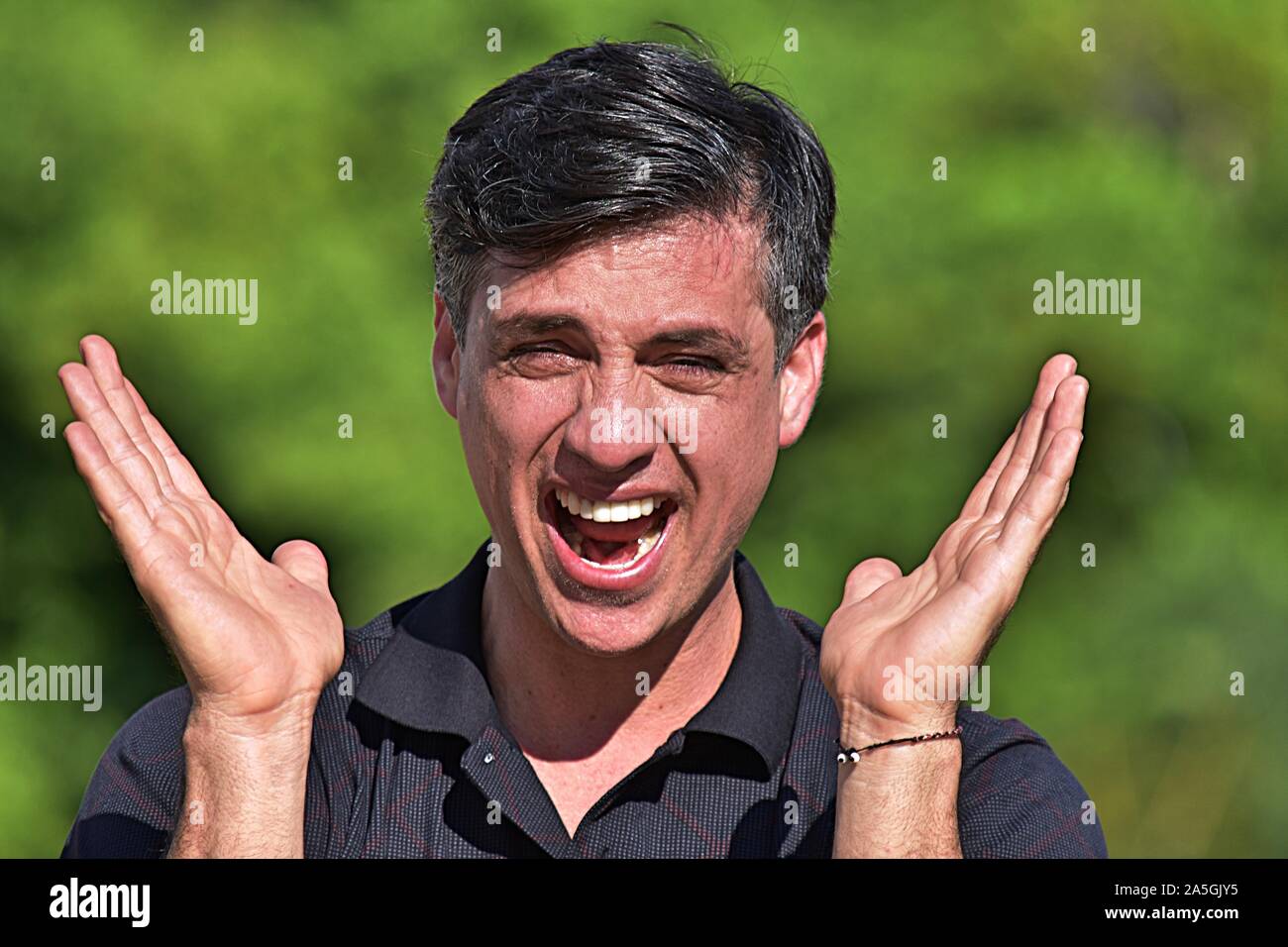 Surprised male adult hi-res stock photography and images - Alamy