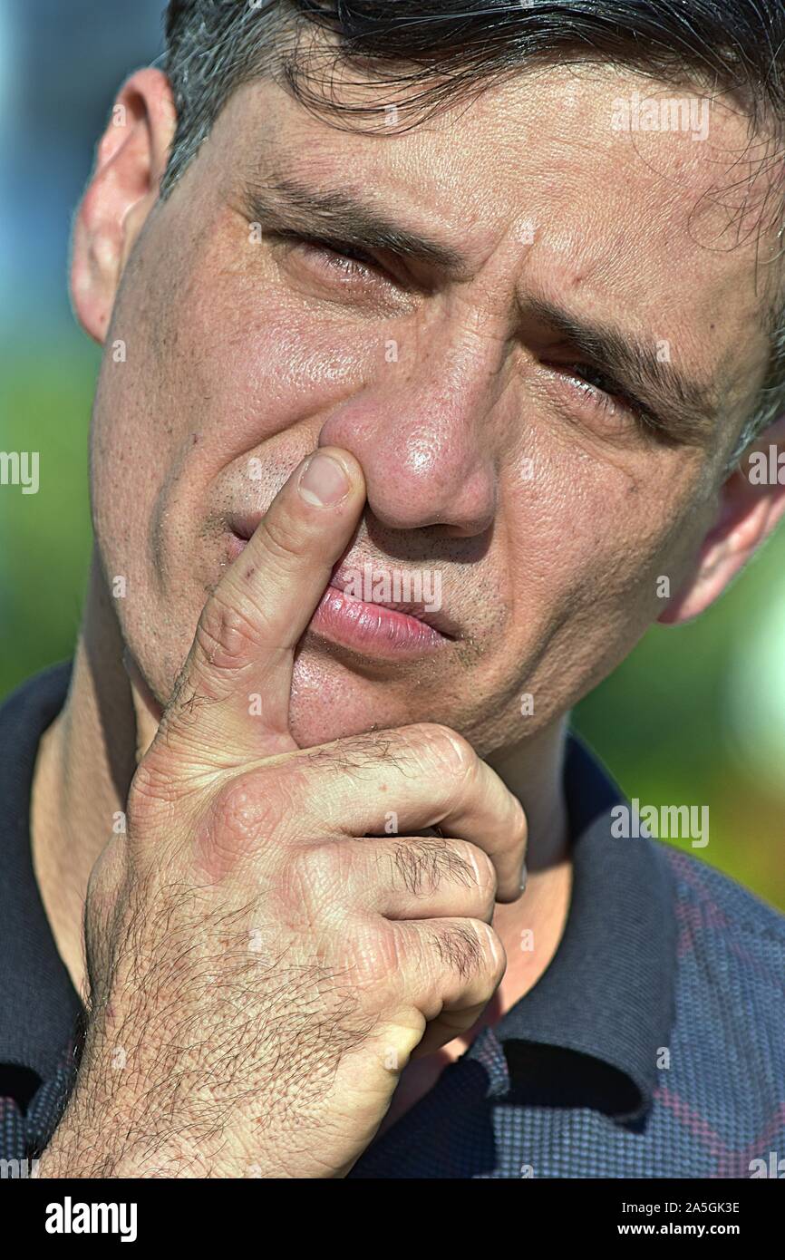 Male And Memory Loss Stock Photo - Alamy