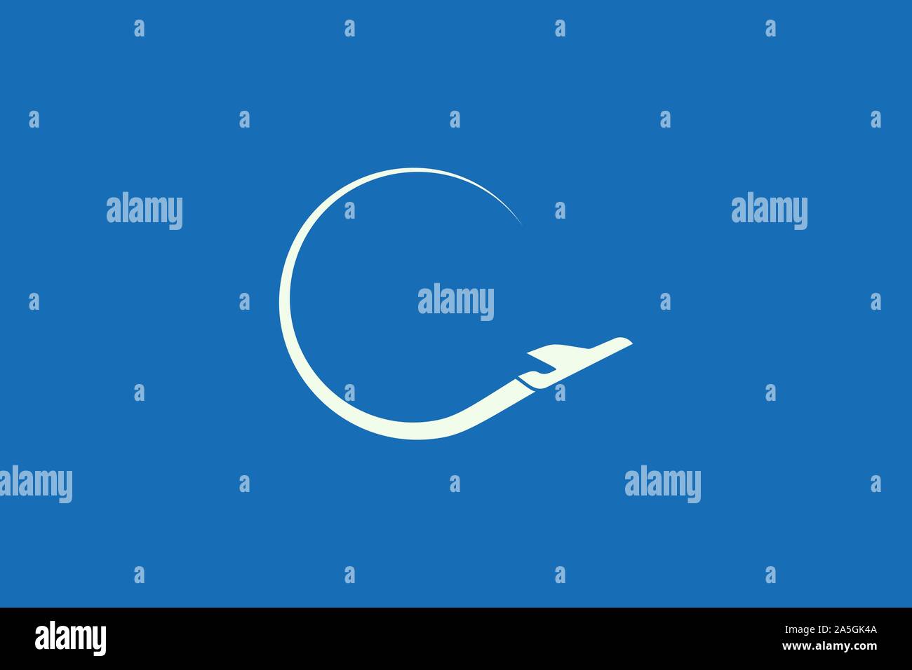 Vector illustration of plane shape design. Minimalist and simple logo ...