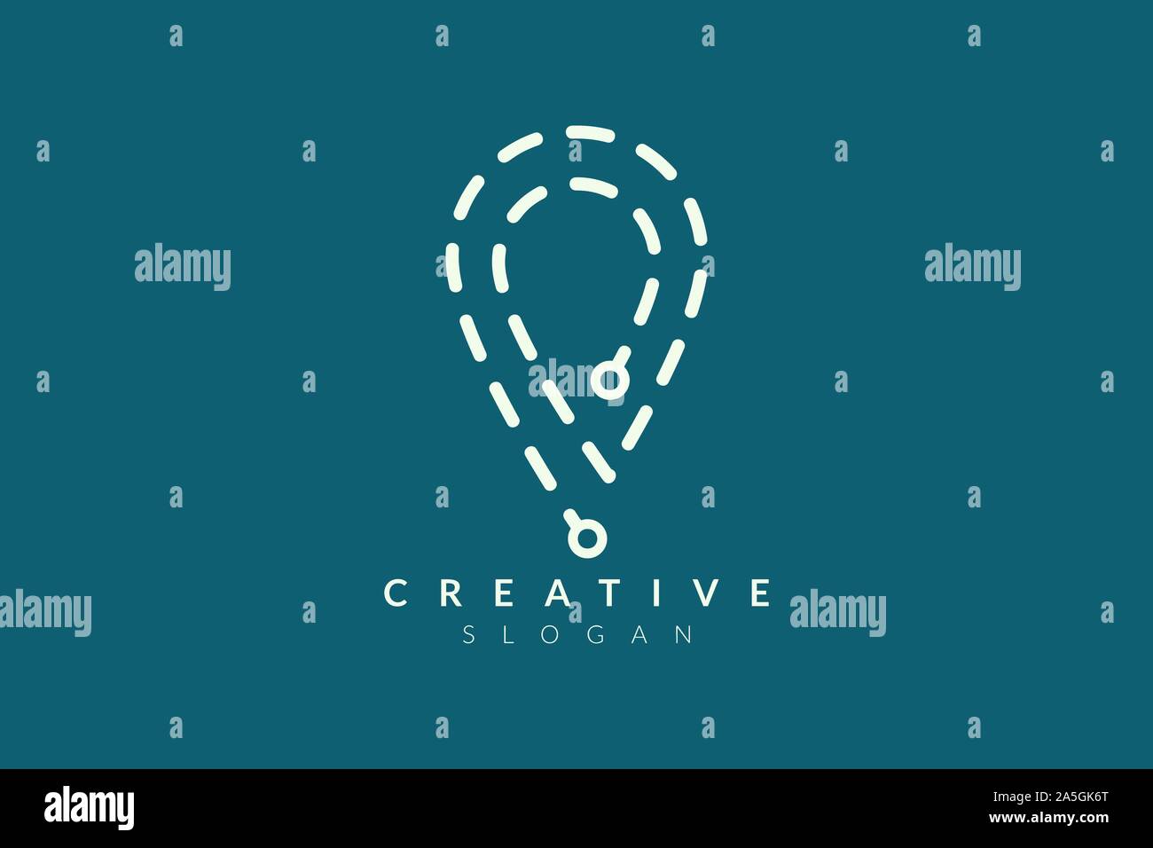 Vector illustration design of symbol position position. Minimalist and ...