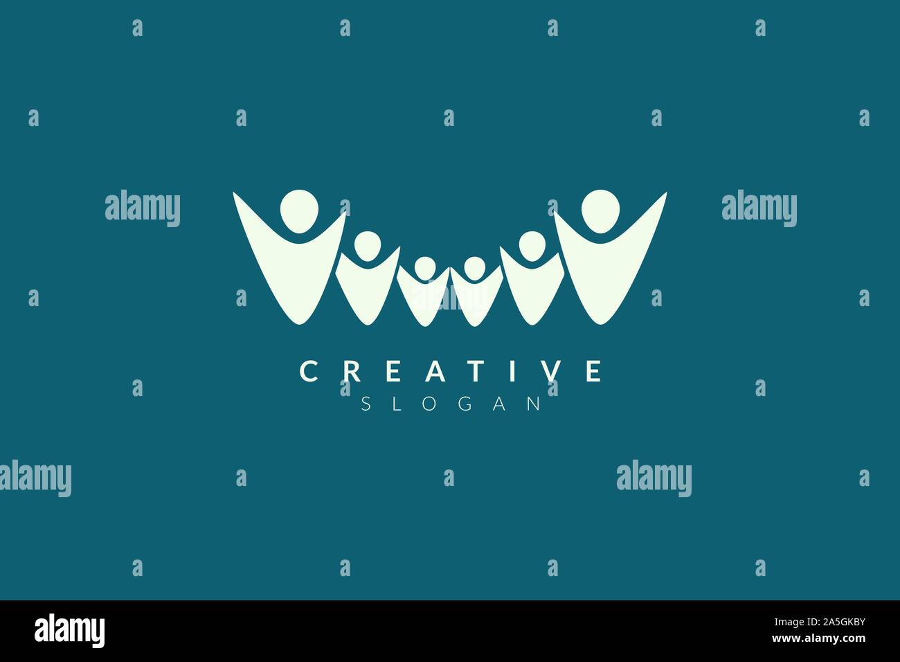 Vector design of people shape. Minimalist and simple illustration ...