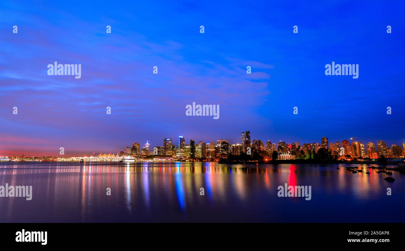Canada place sunrise vancouver british hi-res stock photography and ...