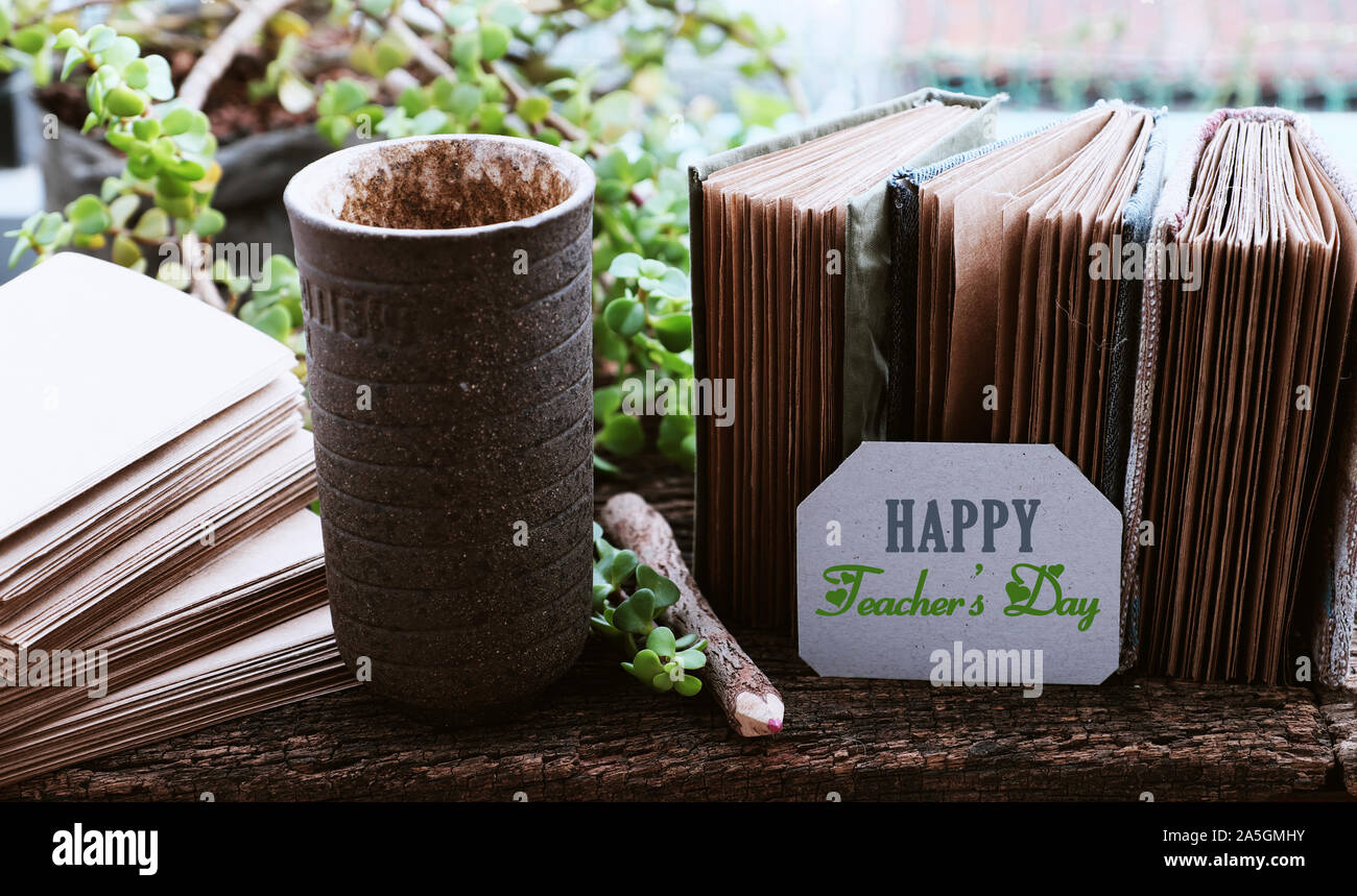 Concept to celebration special day Nov 20, handmade notebook from kraft ...