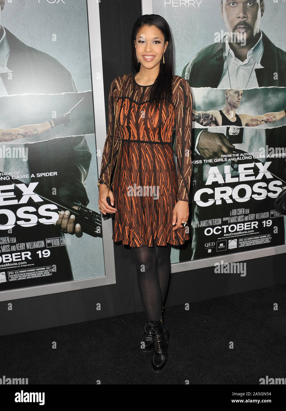 LOS ANGELES, CA. October 15, 2012: Kali Hawk at the Los Angeles ...