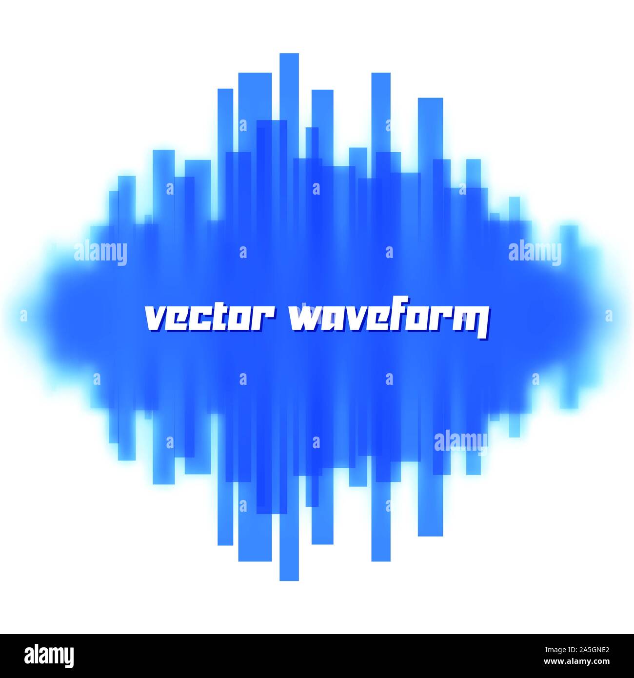 Blurred waveform made of lines Stock Vector Image & Art - Alamy