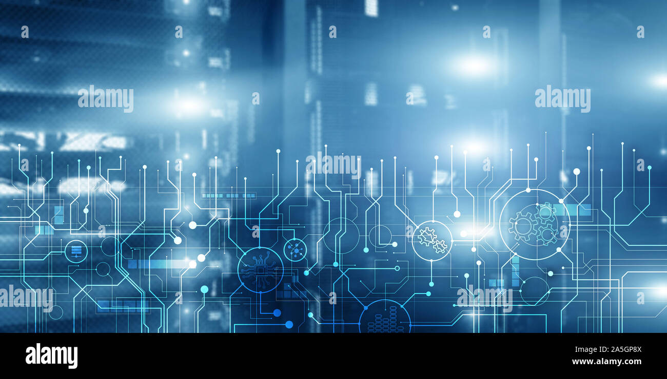 Schematic electronic draft server room information communication ...
