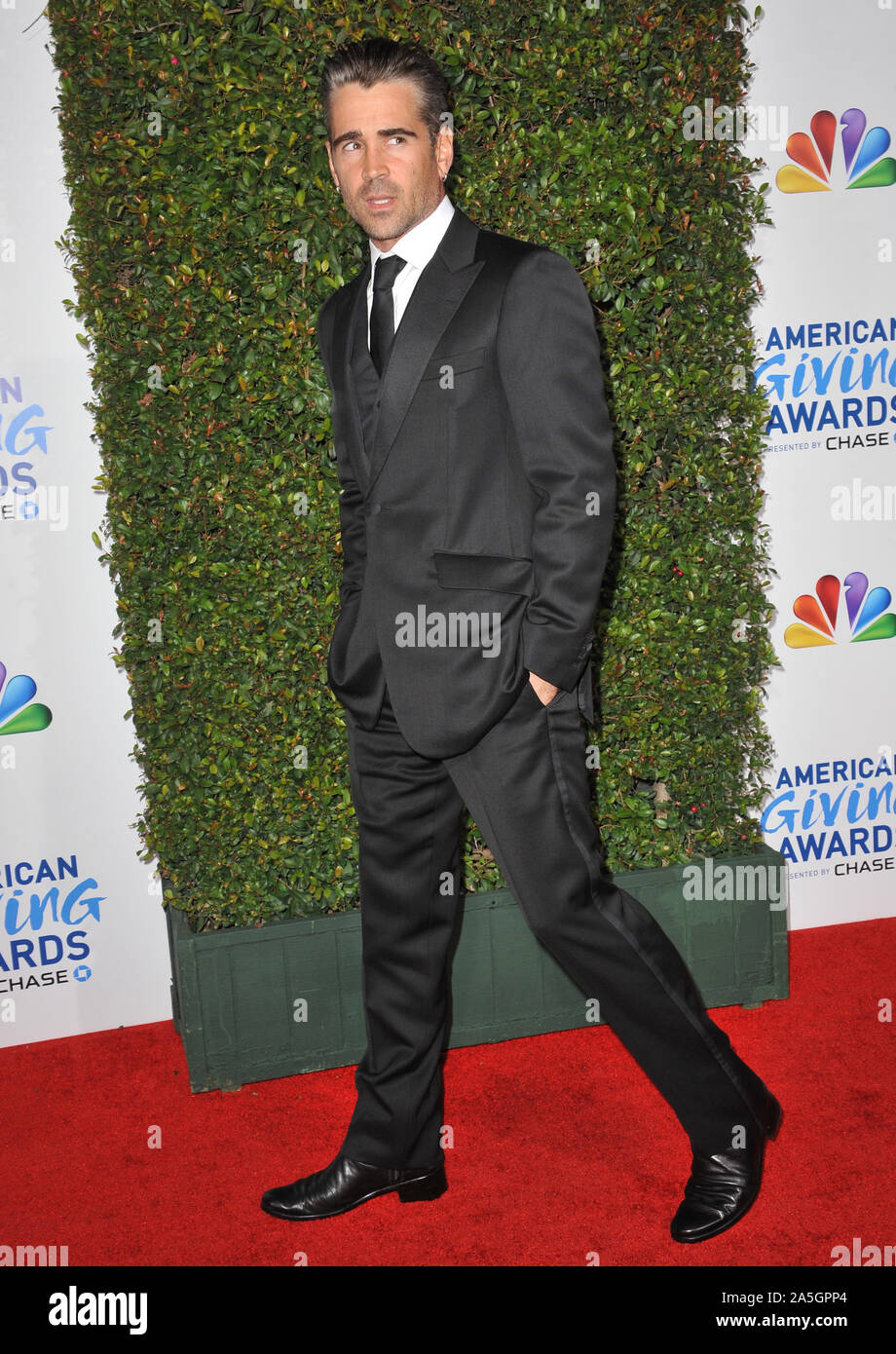 LOS ANGELES, CA. December 10, 2011: Colin Farrell at the American ...