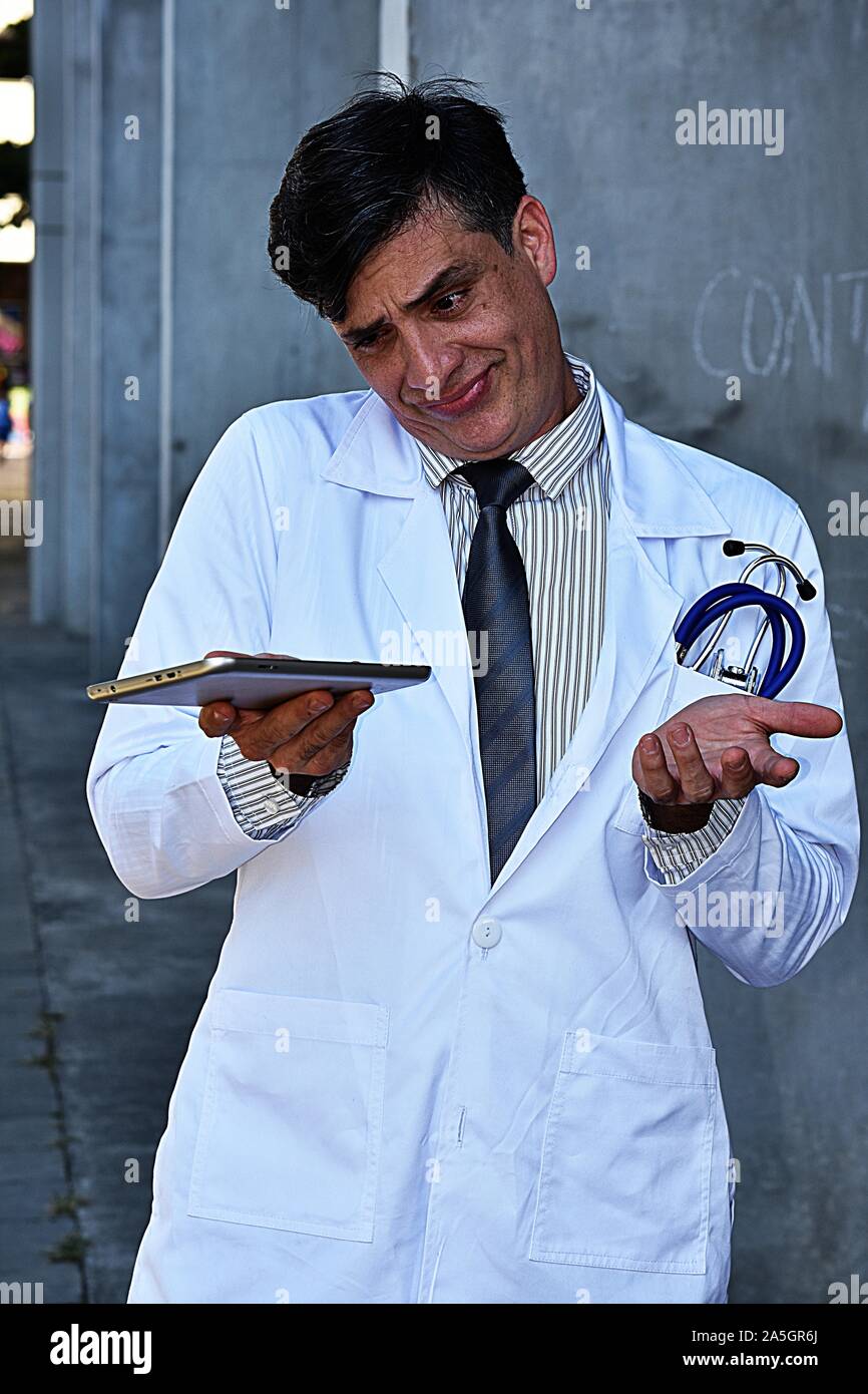 Confused Male Surgeon Stock Photo - Alamy