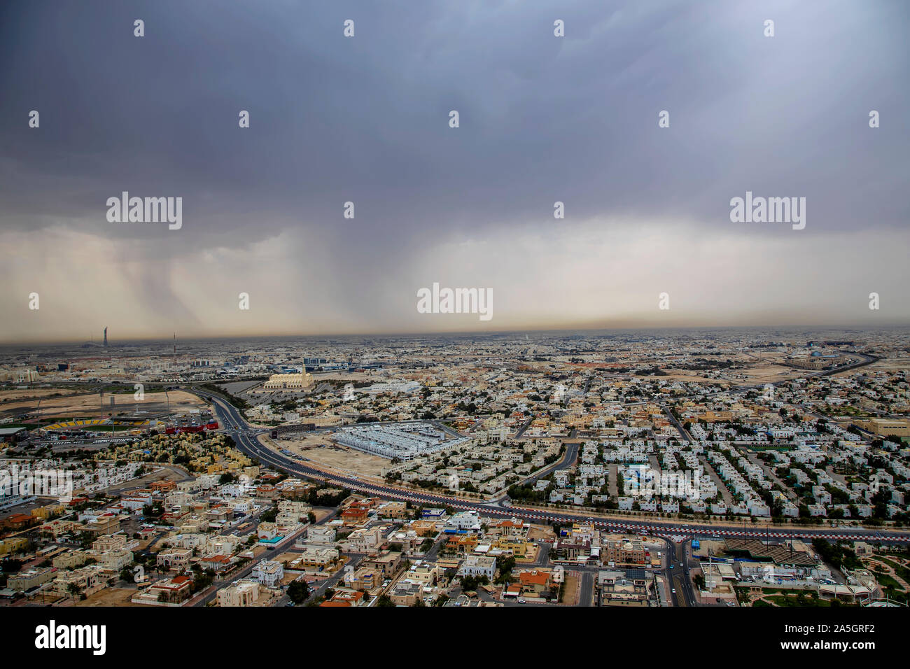 Qatar globe location hi-res stock photography and images - Alamy