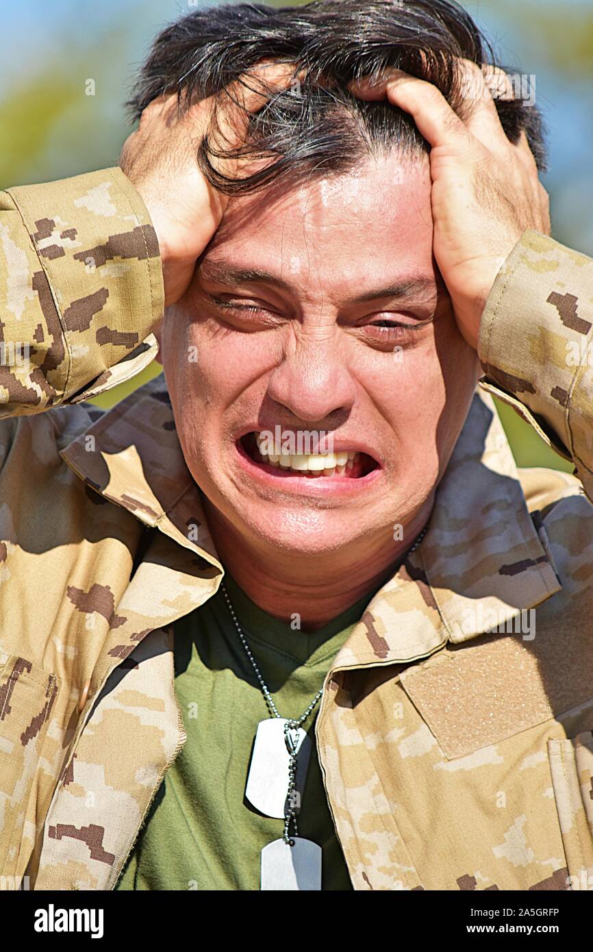 Soldier stress hi-res stock photography and images - Alamy