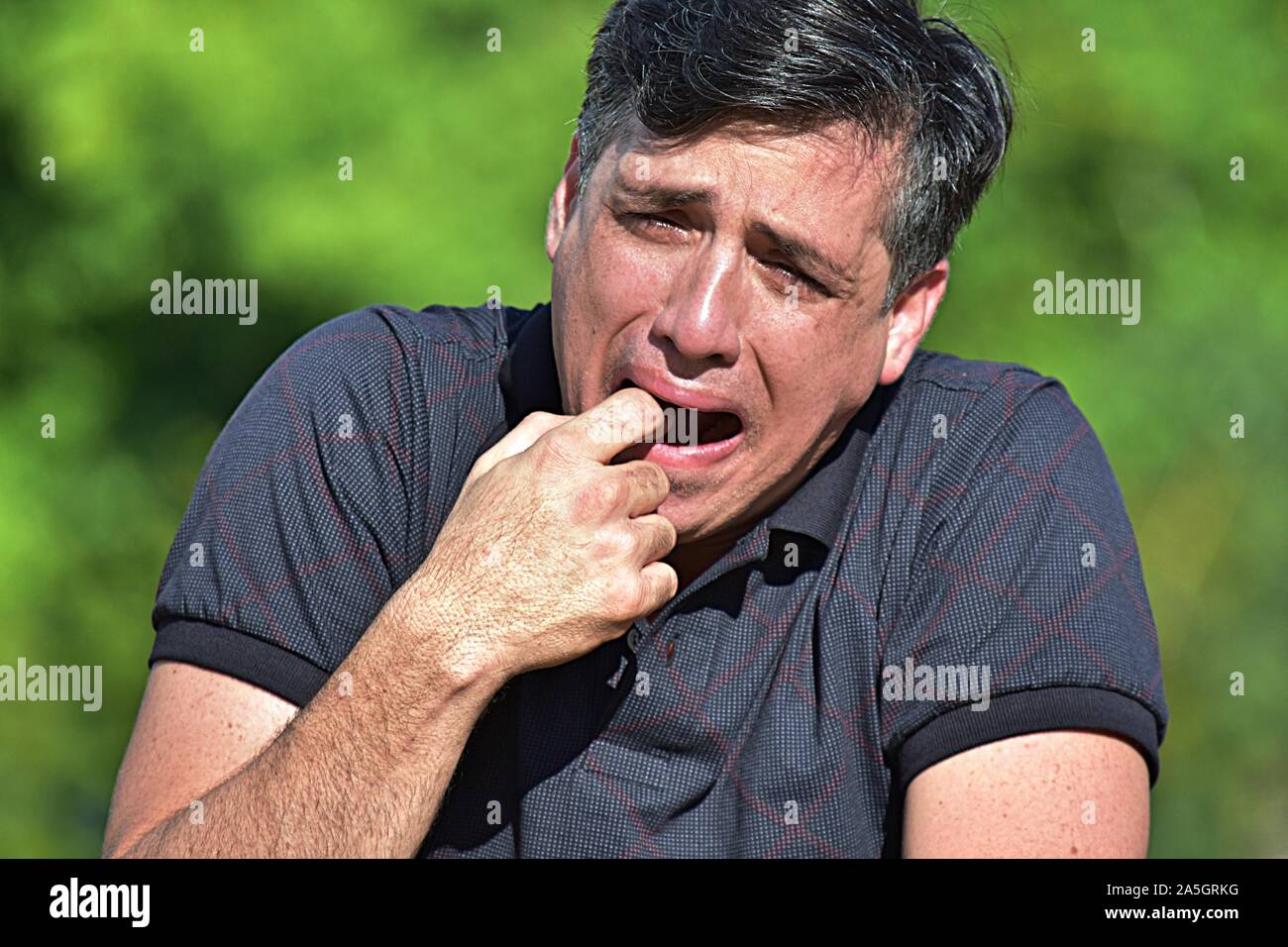 Man With Toothache Stock Photo - Alamy