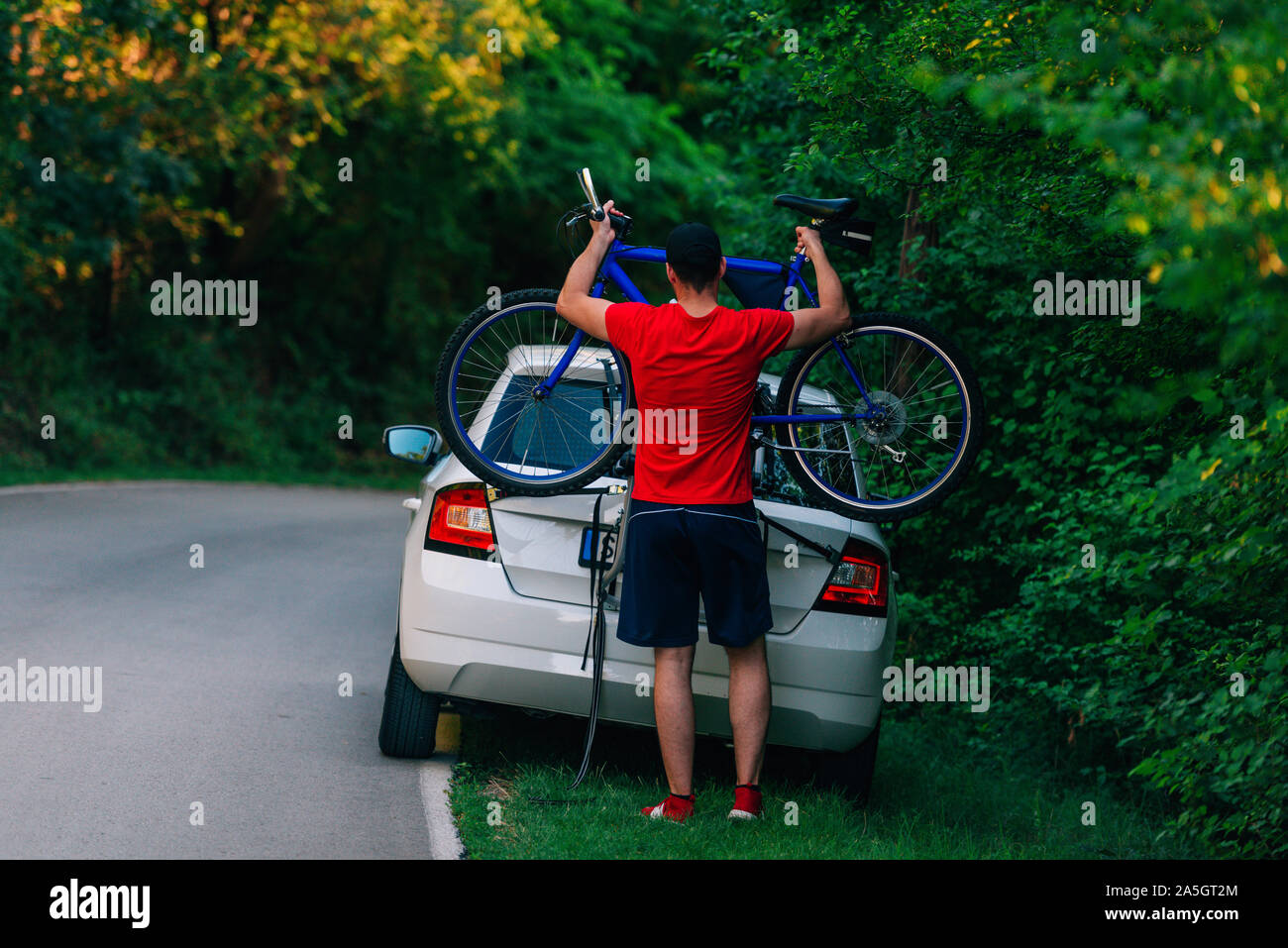 Exhausted cyclist athlete bike hi-res stock photography and images - Alamy