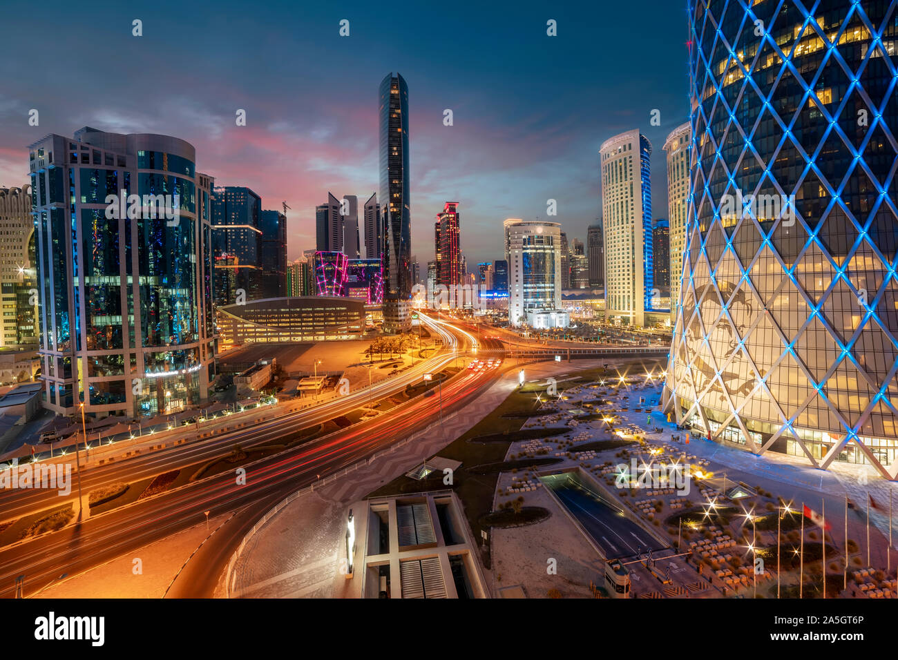 Beautiful Cityscape view of west bay area at sunset time Stock Photo ...