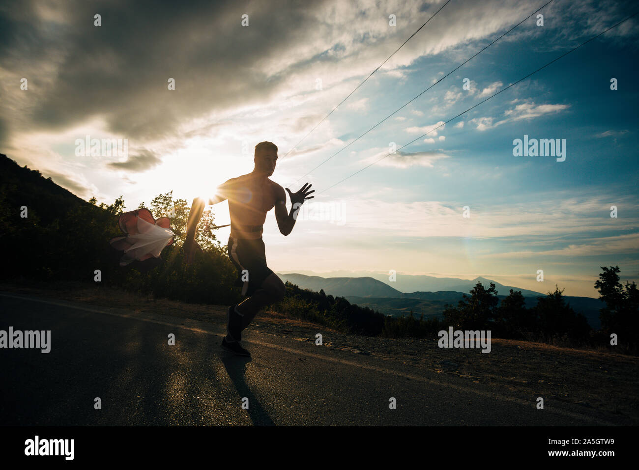 Sweaty man running hi-res stock photography and images - Alamy