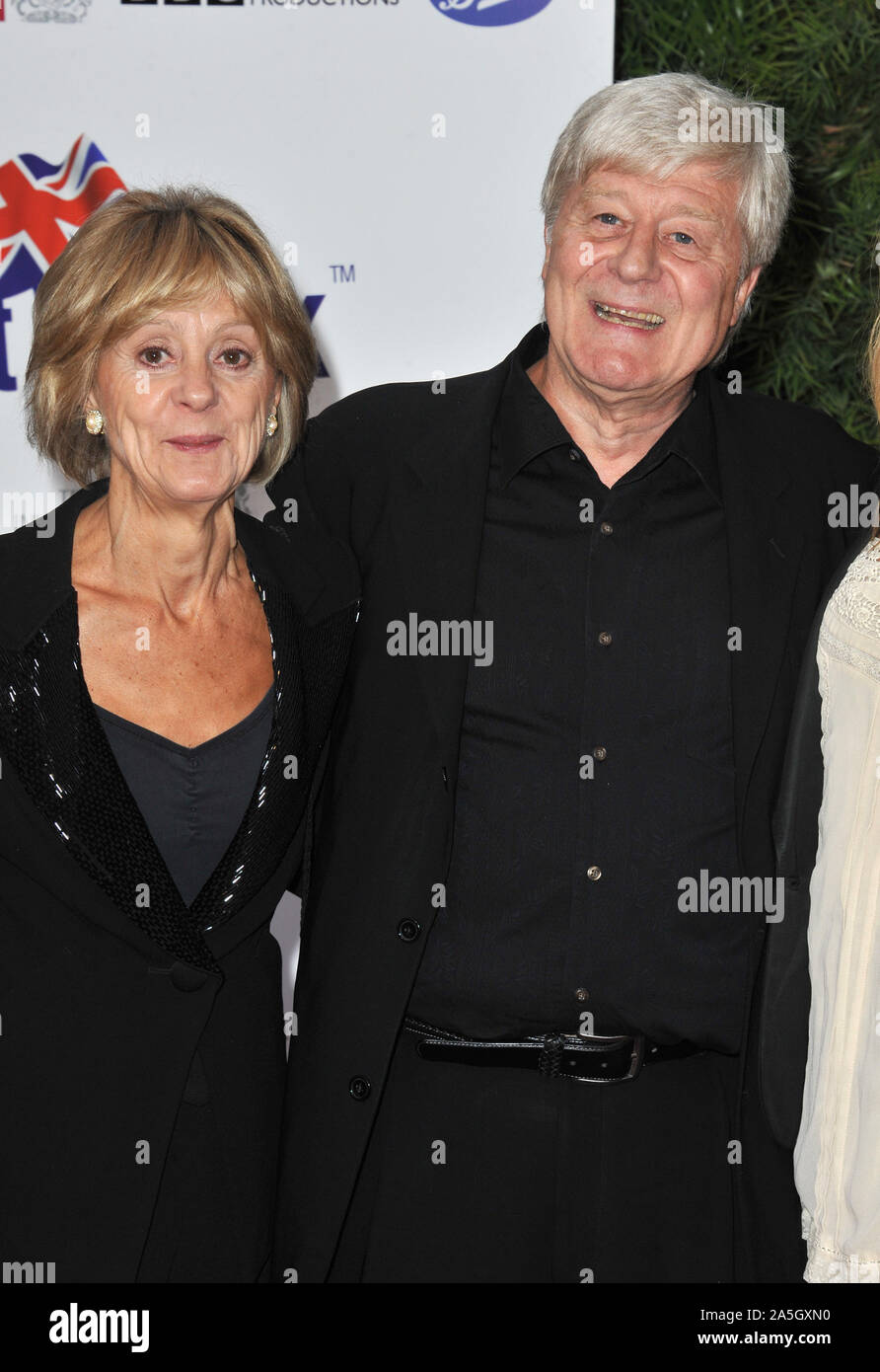LOS ANGELES, CA. April 24, 2012: Martin Jarvis & Rosalind Ayres ...