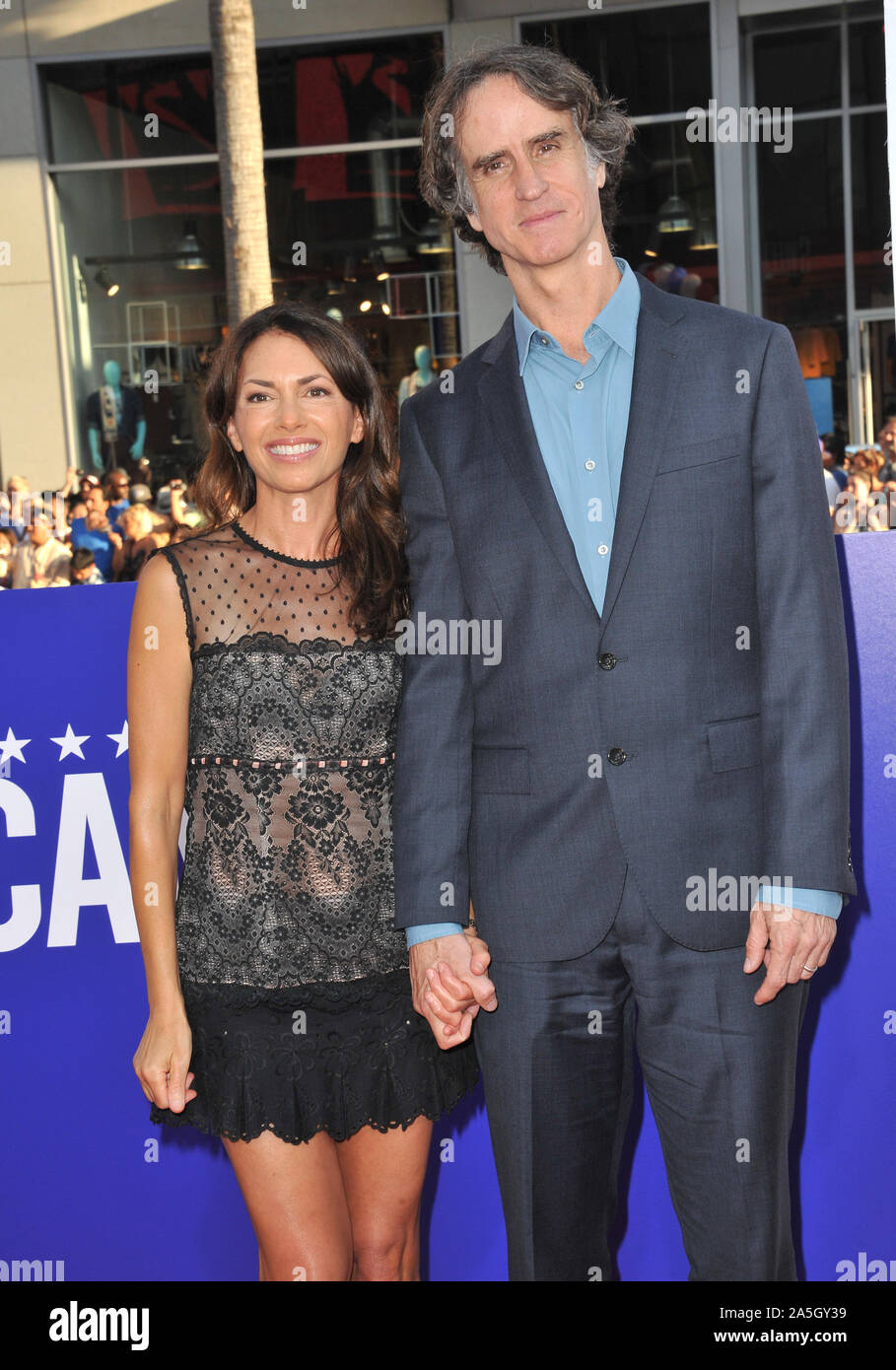 LOS ANGELES, CA. August 02, 2012: Director Jay Roach & wife Susanna ...