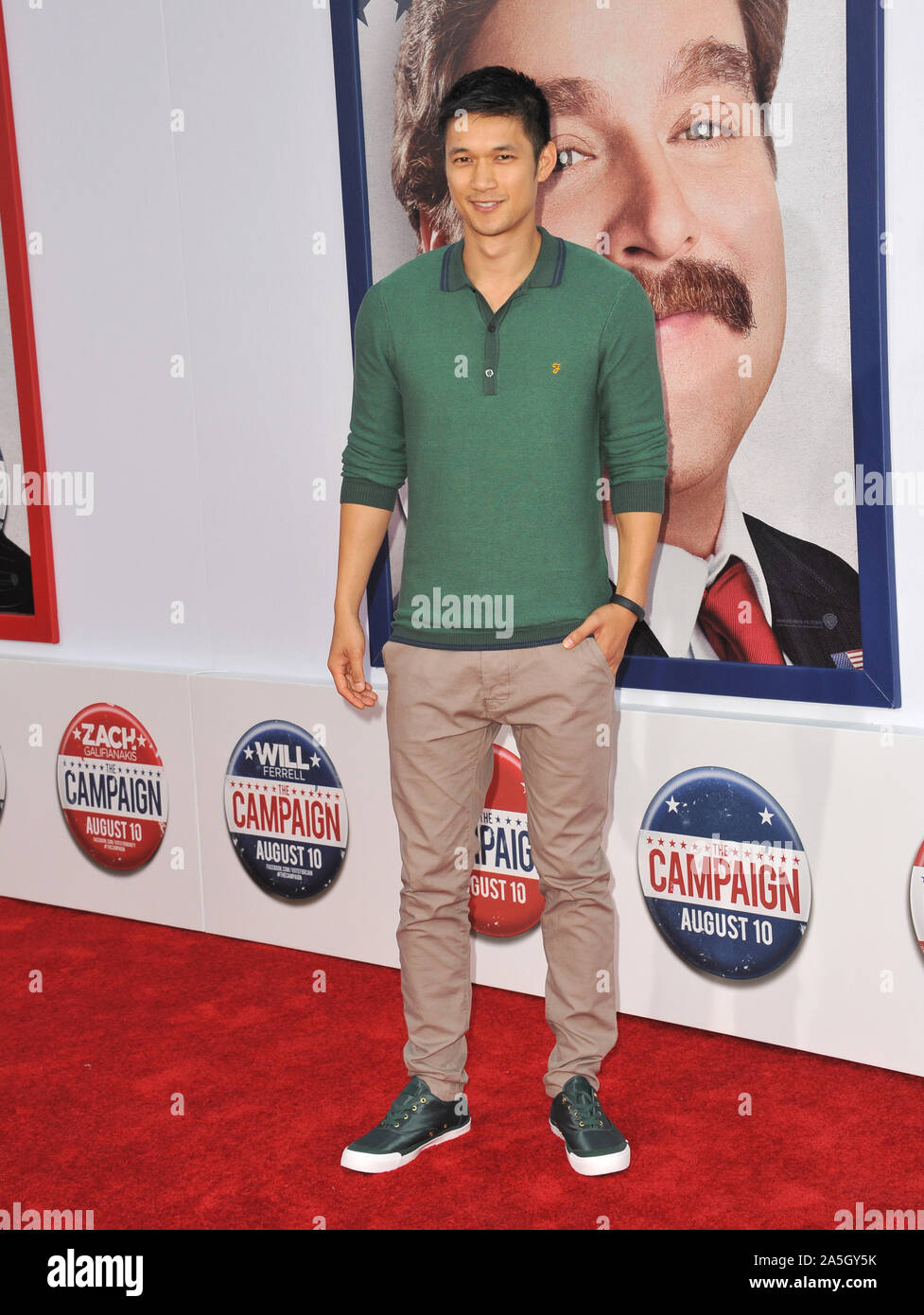 LOS ANGELES, CA. August 02, 2012: Glee star Harry Shum Jr. at the Los ...