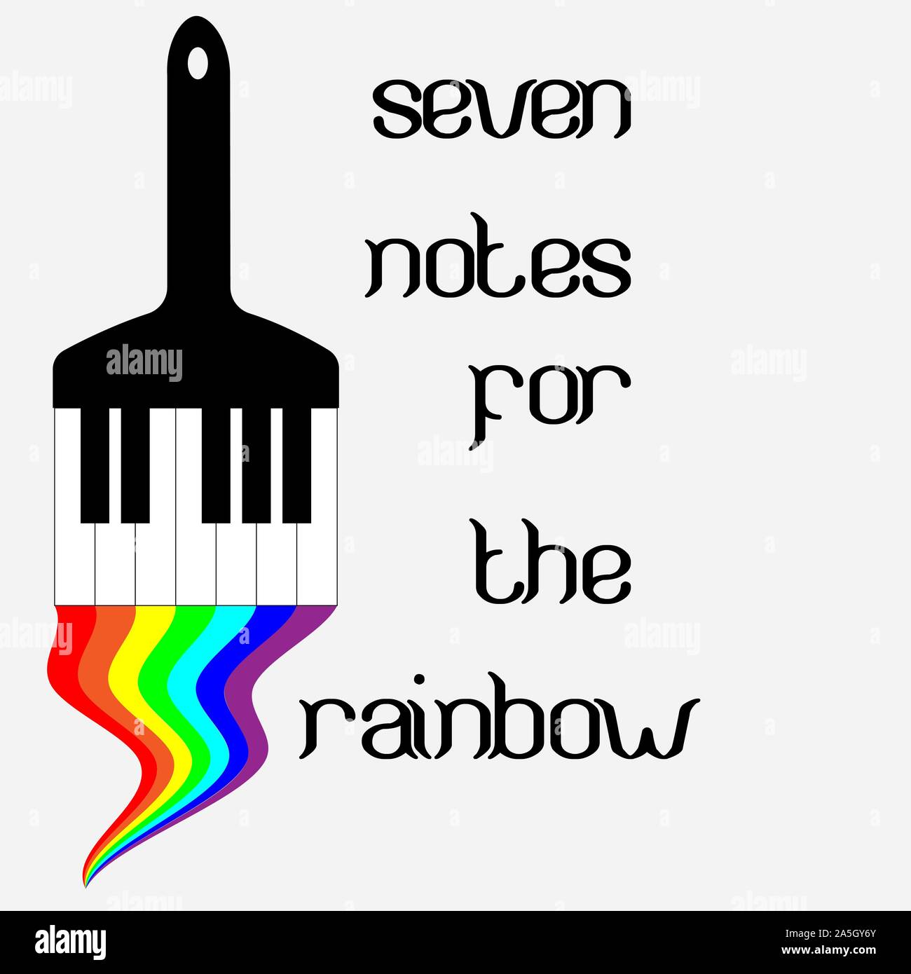 Rainbow piano hi-res stock photography and images - Alamy