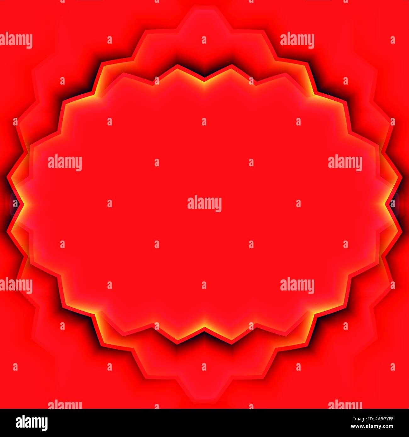 Abstract vector frame with red leaves Stock Vector Image & Art - Alamy