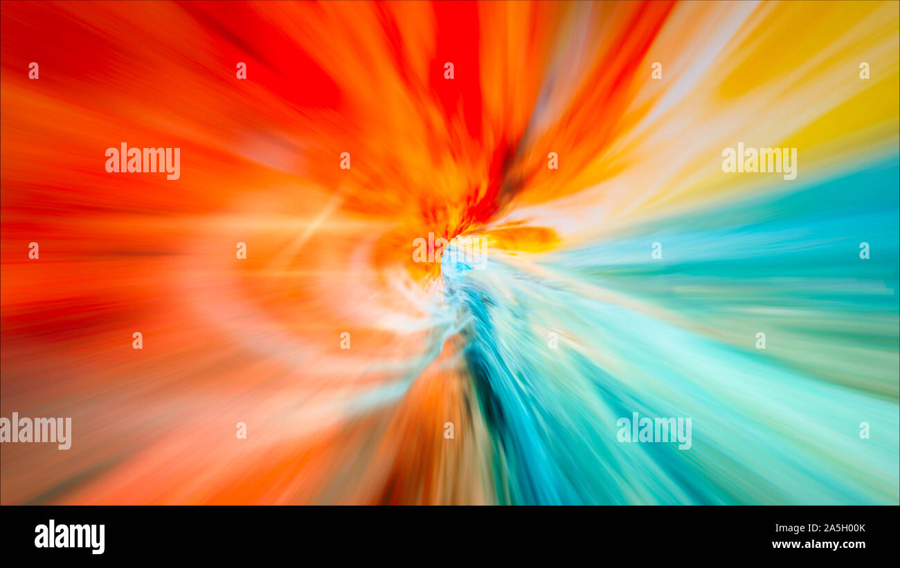 Wormhole Tunnel Or Energy Vortex. Singularity, Gravitational Waves And ...