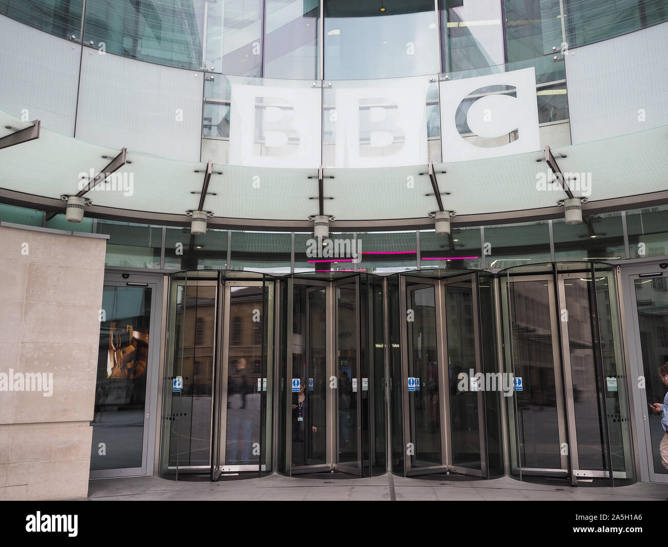 LONDON, UK - CIRCA SEPTEMBER 2019: BBC Broadcasting House headquarters ...