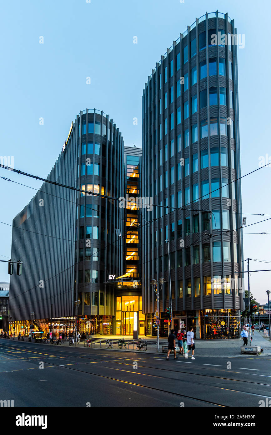 Friedrichstrasse office building architecture hi-res stock photography ...