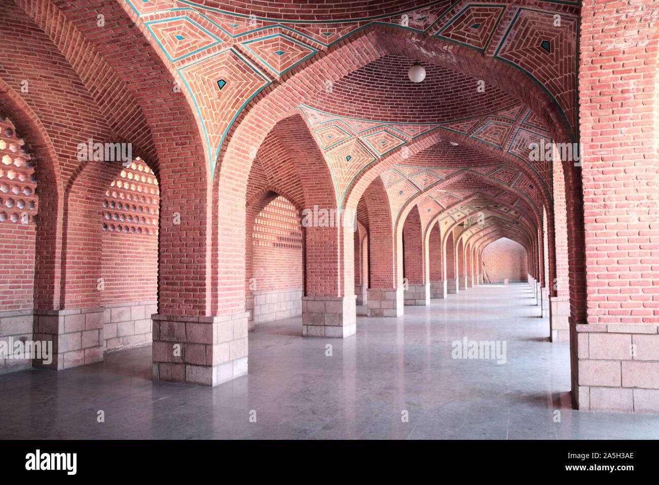Colonnade at the entrance to the Masjed-e Kabud mosque(Blue mosque ...