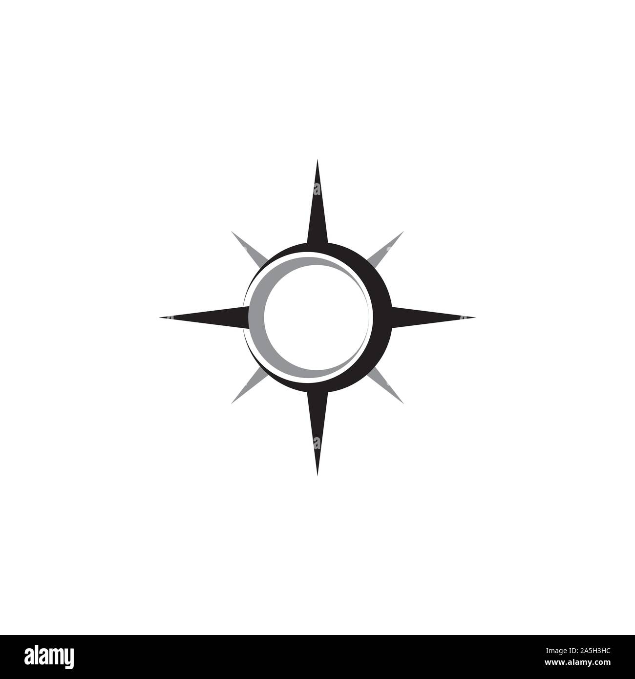 Compass abstract icon graphic design template isolated Stock Vector ...