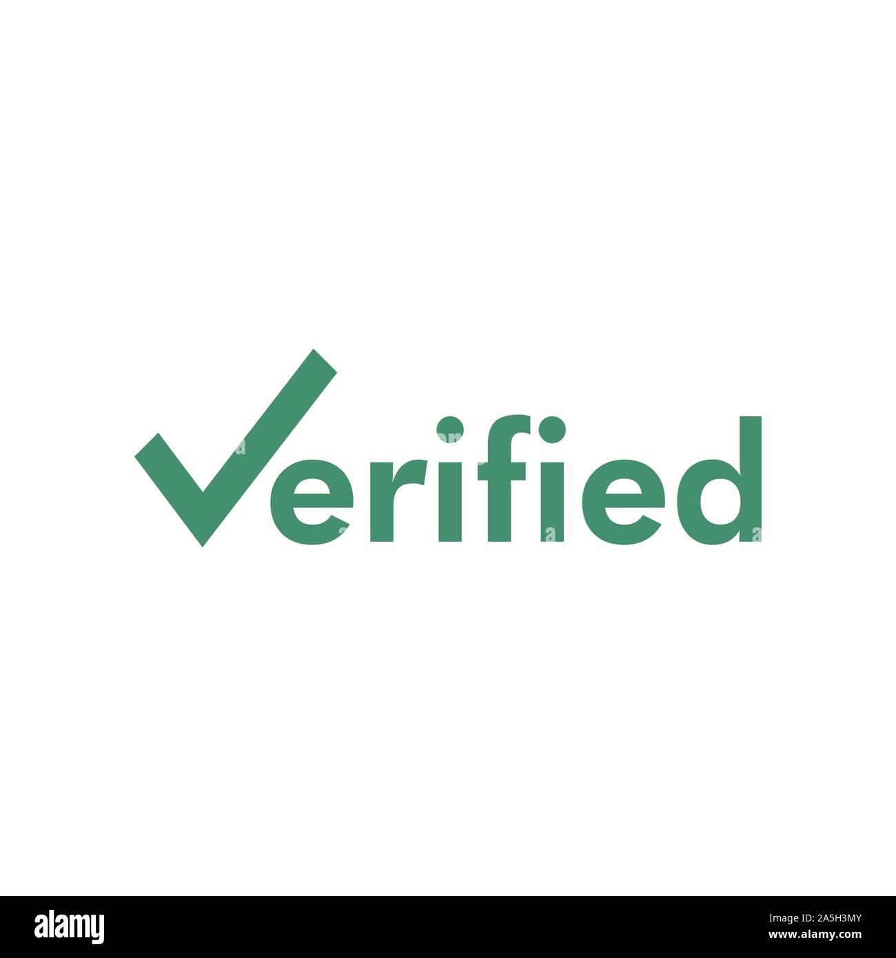 Verified logo design hi-res stock photography and images - Alamy