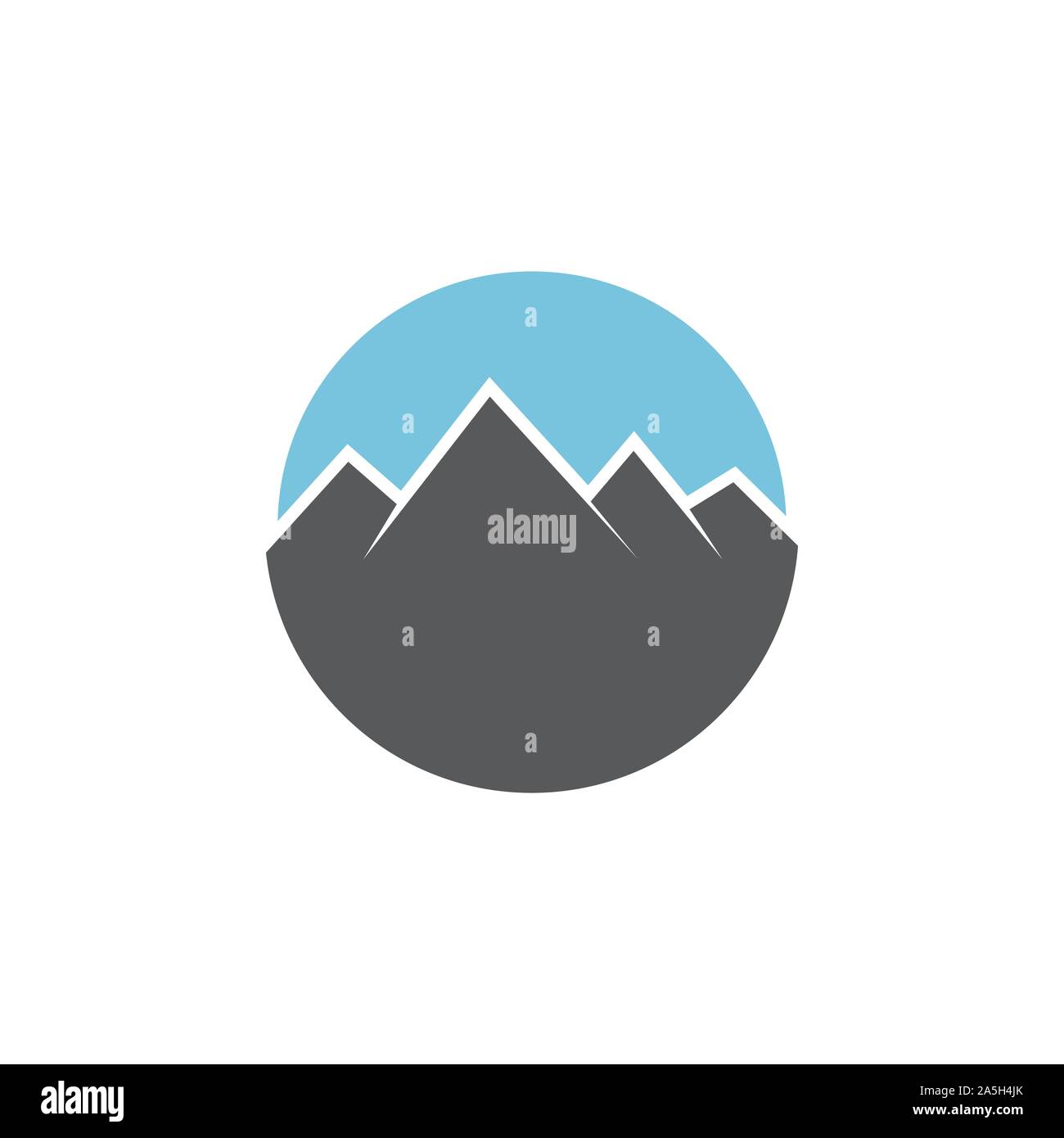 Mountain graphic design template vector isolated illustration Stock ...