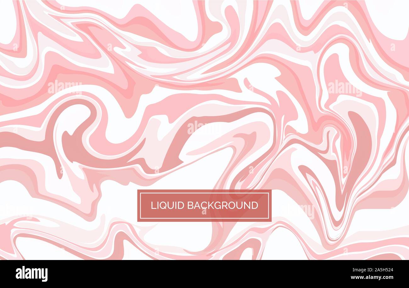 Abstract liquid background. Pink fluid texture Stock Vector Image & Art ...