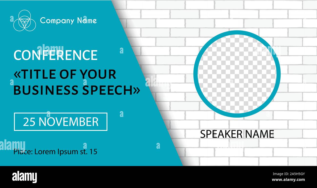 Business meeting flyer vector template Stock Vector Image & Art - Alamy