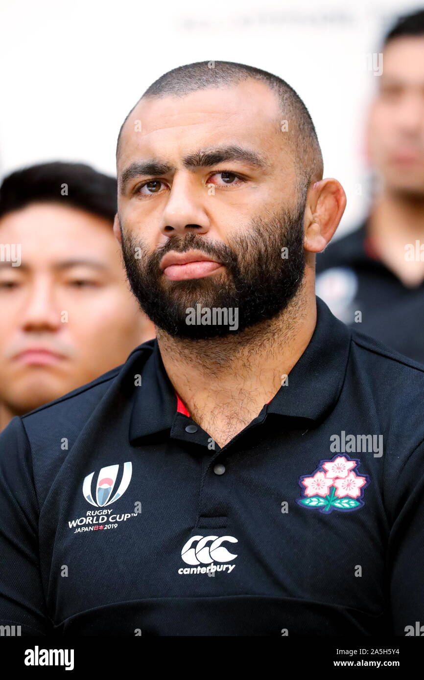 Tokyo, Japan. 21st Oct, 2019. Michael Leitch (JPN) Rugby : Japan's ...