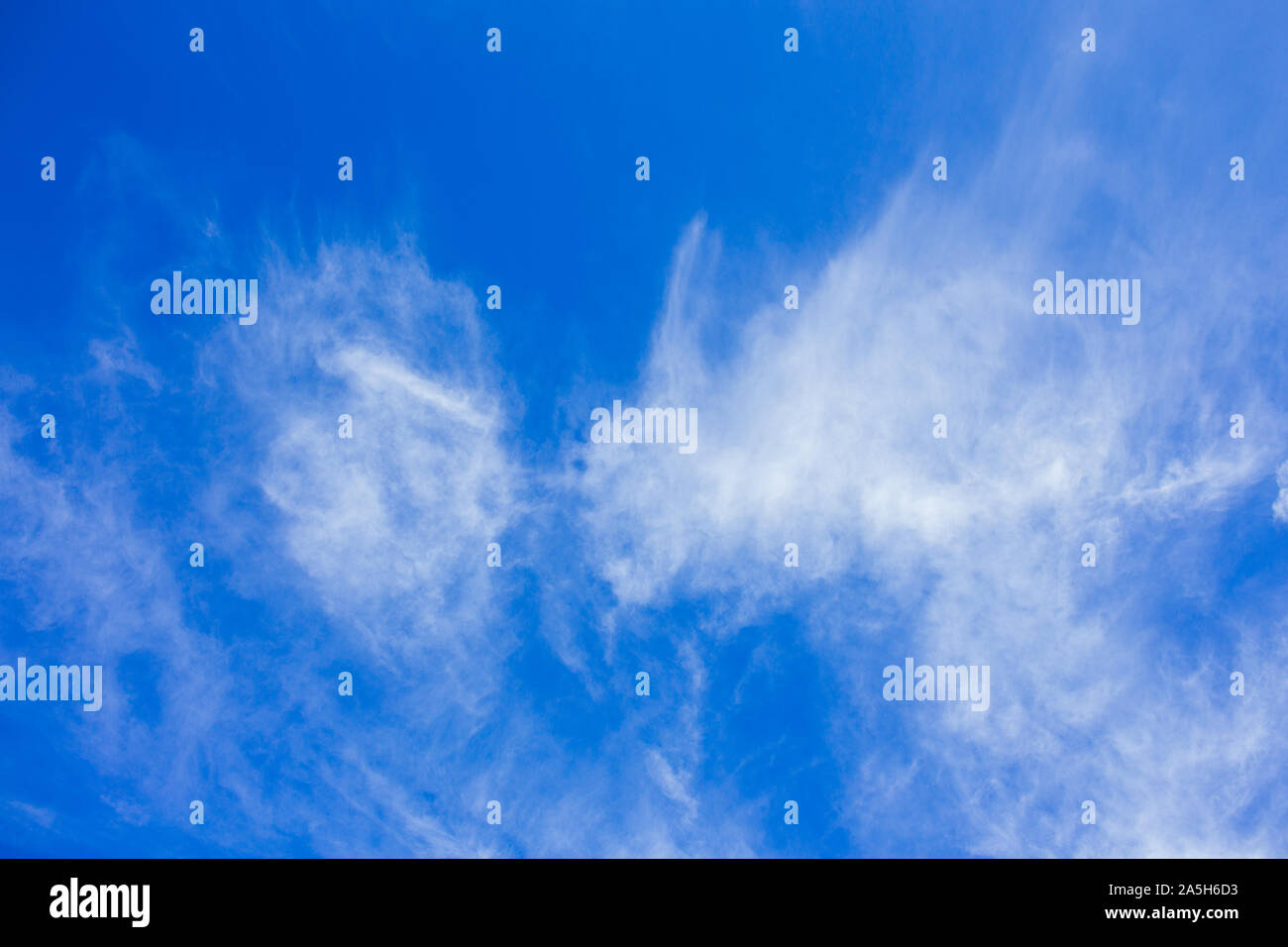 blue sky background with white clouds. Copyspace Stock Photo - Alamy