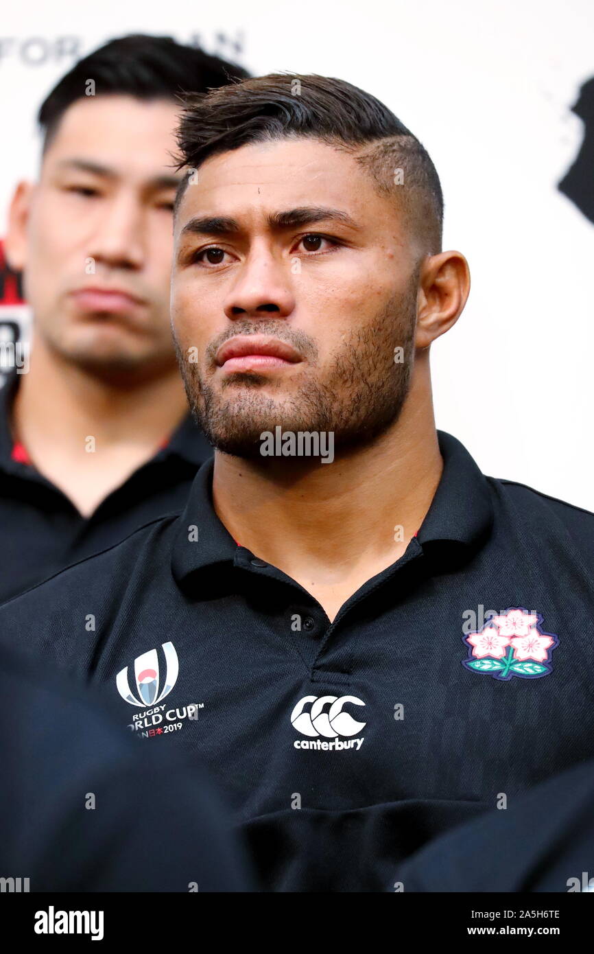 Tokyo, Japan. 21st Oct, 2019. Amanaki Lelei Mafi (JPN) Rugby : Japan's ...