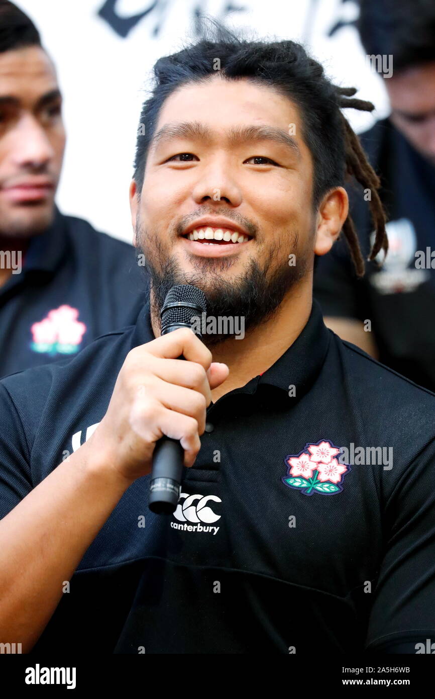 Tokyo, Japan. 21st Oct, 2019. Shota Horie (JPN) Rugby : Japan's rugby ...