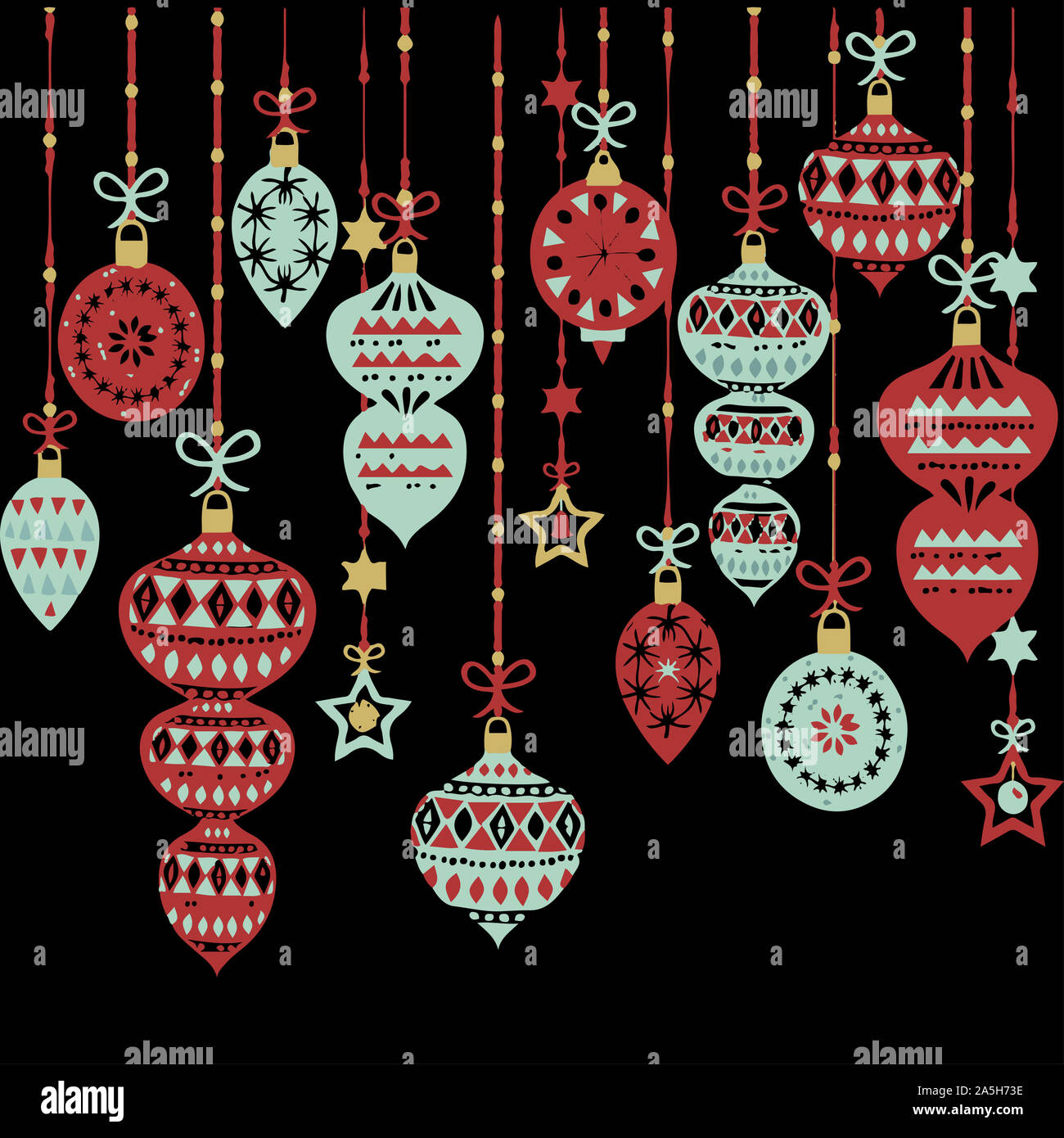 Abstract Christmas pattern background design Stock Photo - Alamy